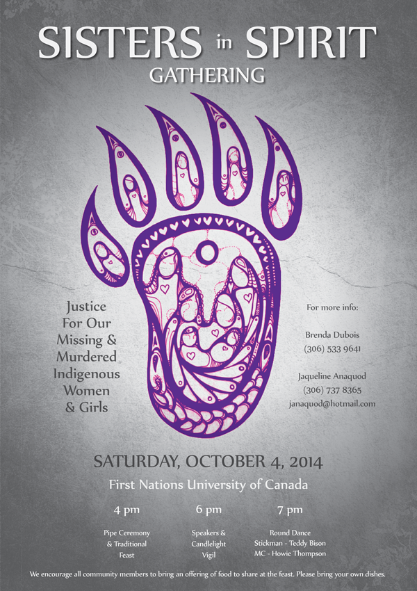 Sisters In Spirit Gathering – Regina Police Service